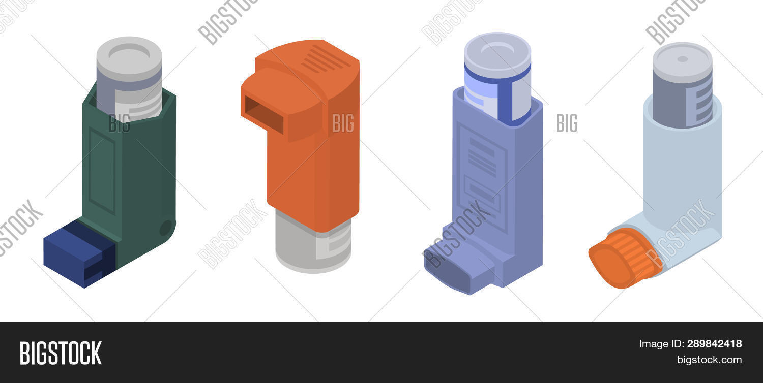 Inhaler Icon Set. Image & Photo (Free Trial) | Bigstock