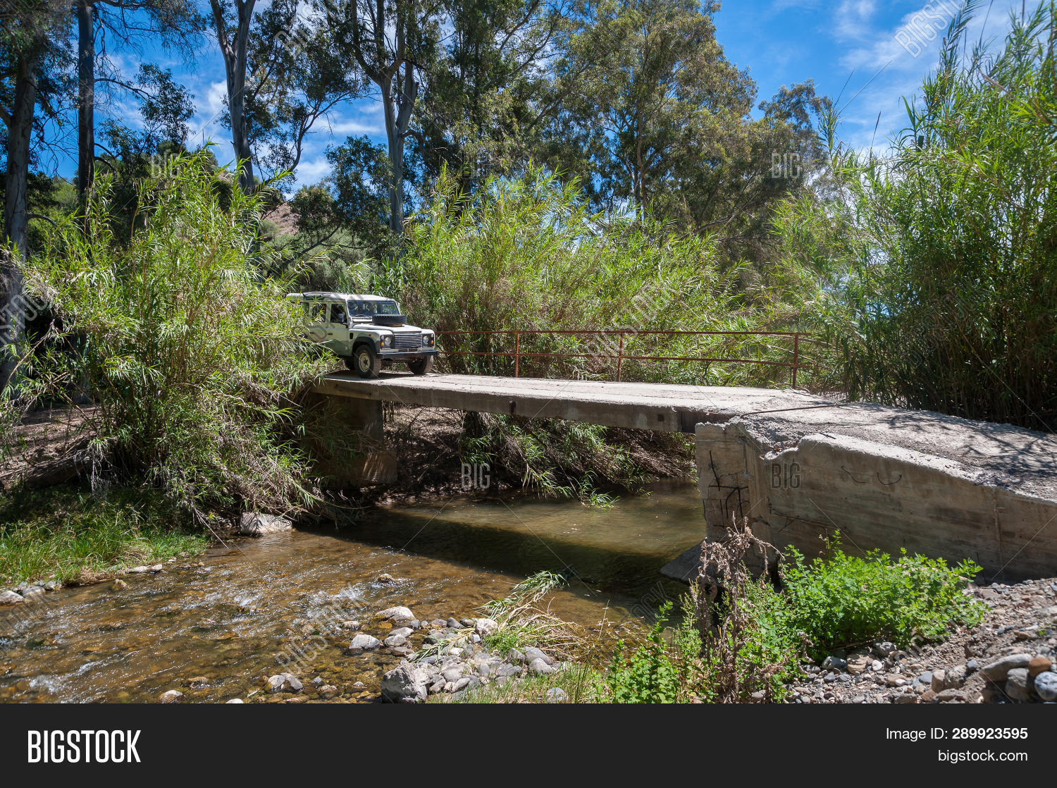 Driving Across River Image & Photo (Free Trial) | Bigstock