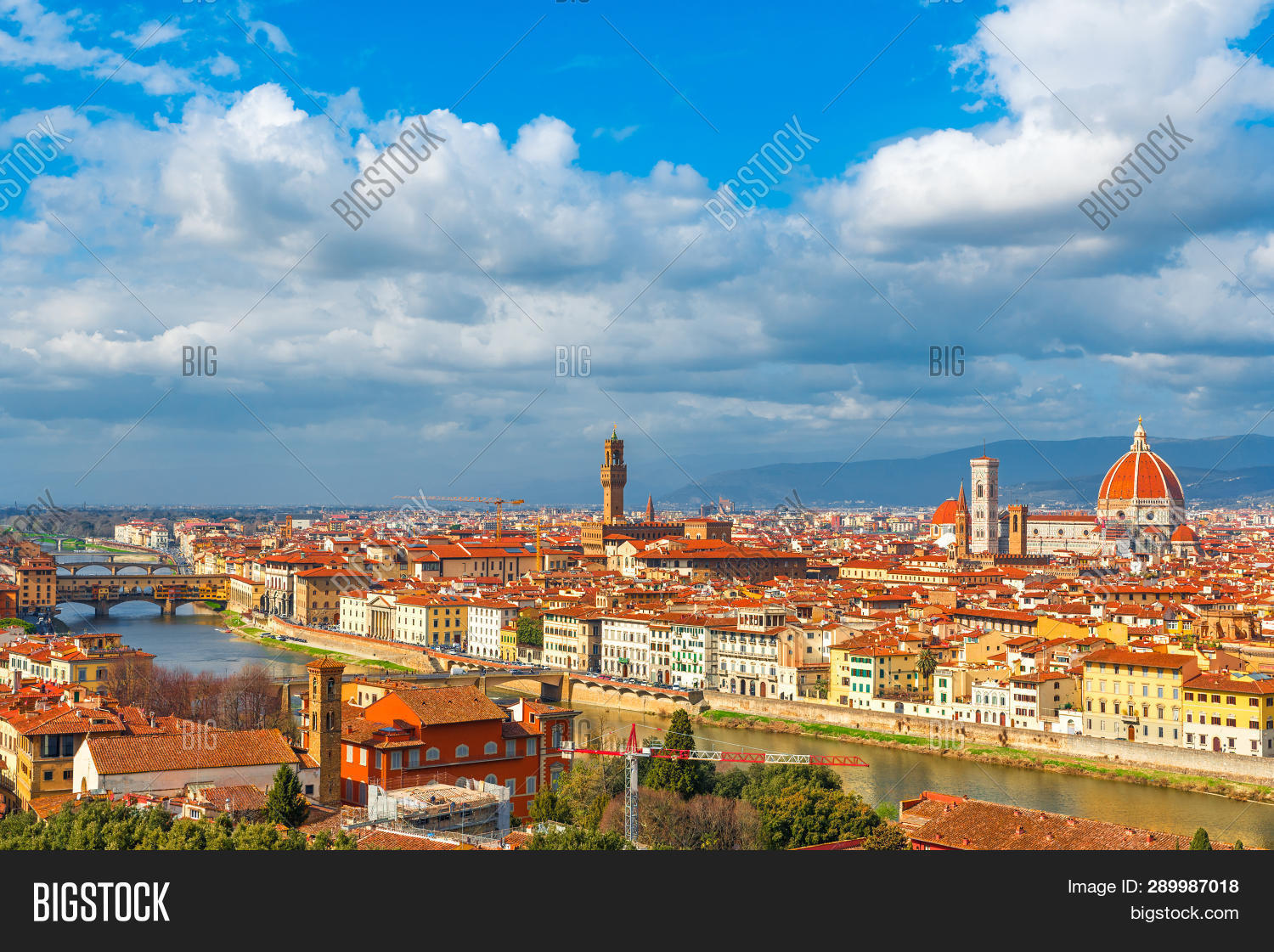Aerial View Florence Image & Photo (Free Trial) | Bigstock