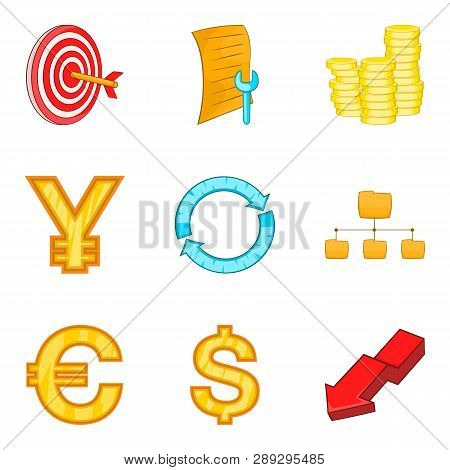 Valuation Icons Set. Image & Photo (Free Trial) | Bigstock