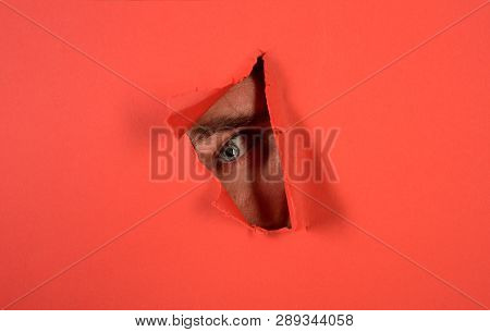 Through Paper. Man Image & Photo (Free Trial) | Bigstock