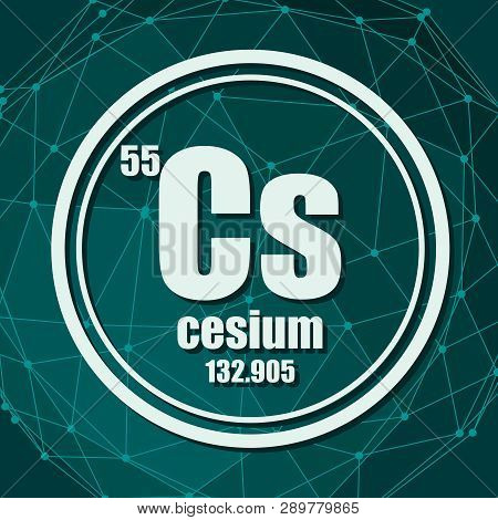 Cesium Chemical Vector & Photo (Free Trial) | Bigstock