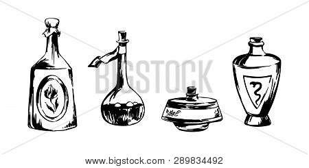 Hand Drawn Potion Vector & Photo (Free Trial) | Bigstock