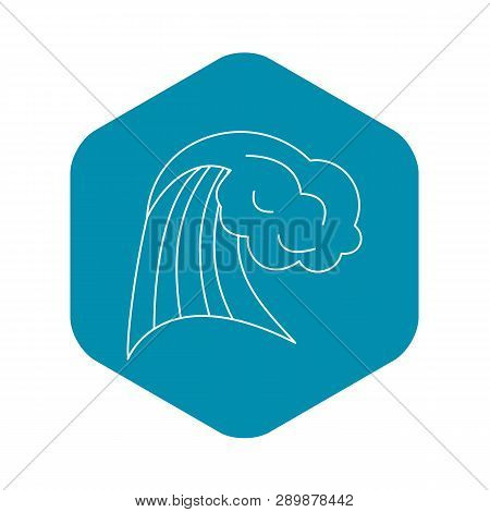 Wave Sea Tide Icon. Vector & Photo (Free Trial) | Bigstock