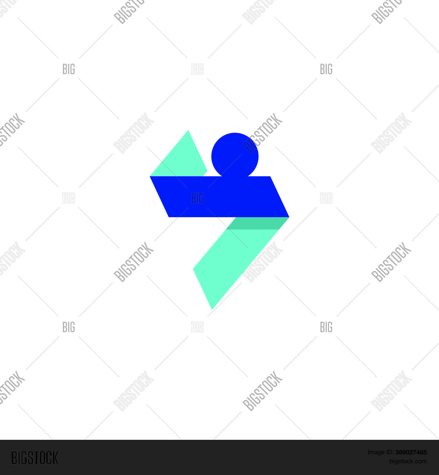 Logo Human Figure Vector & Photo (Free Trial) | Bigstock