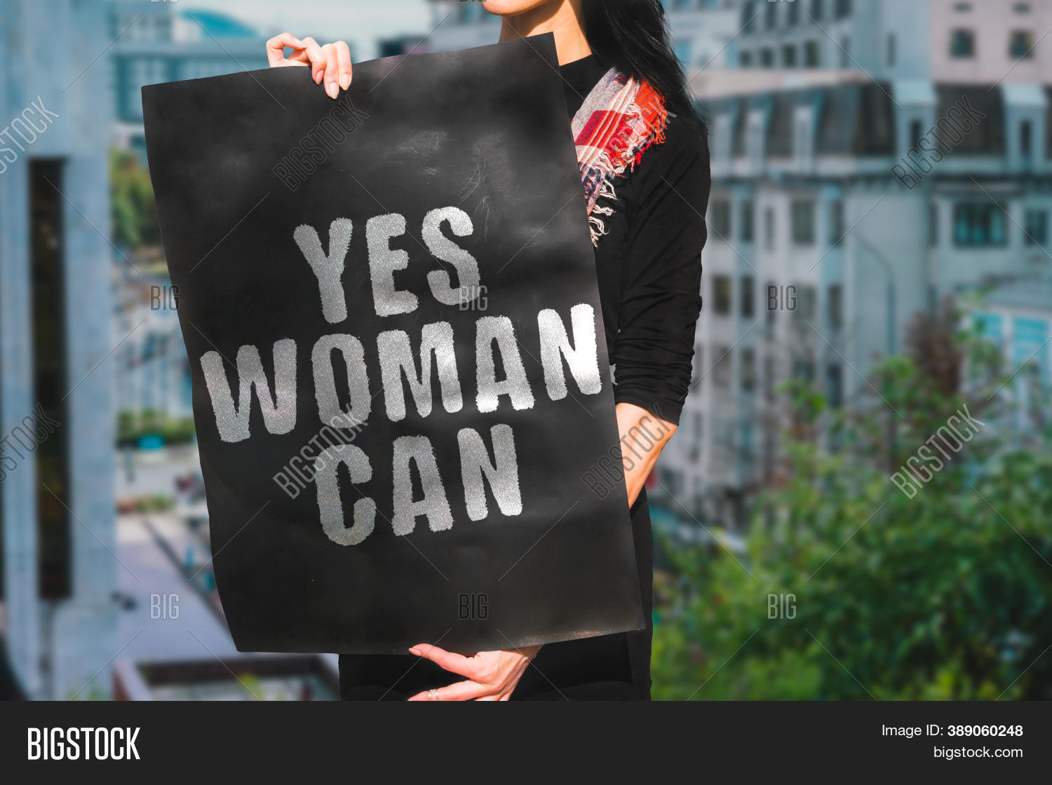Phrase " Yes Woman Can Image & Photo (Free Trial) | Bigstock