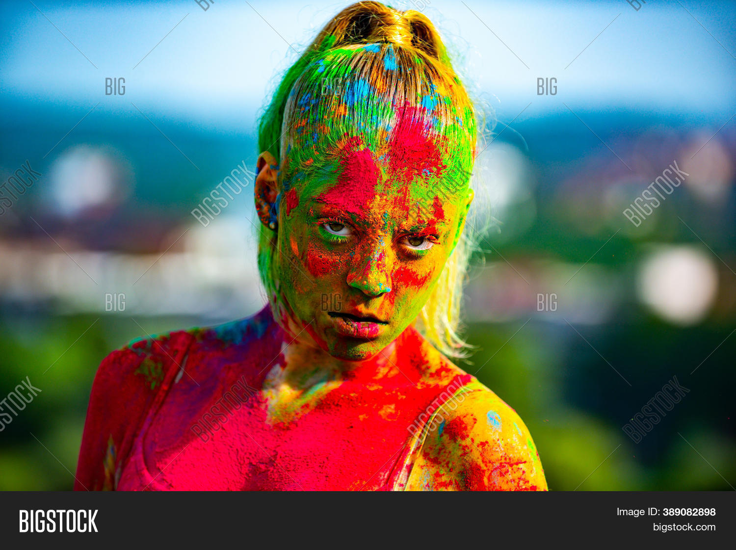 Color Face Colorful Image & Photo (Free Trial) | Bigstock