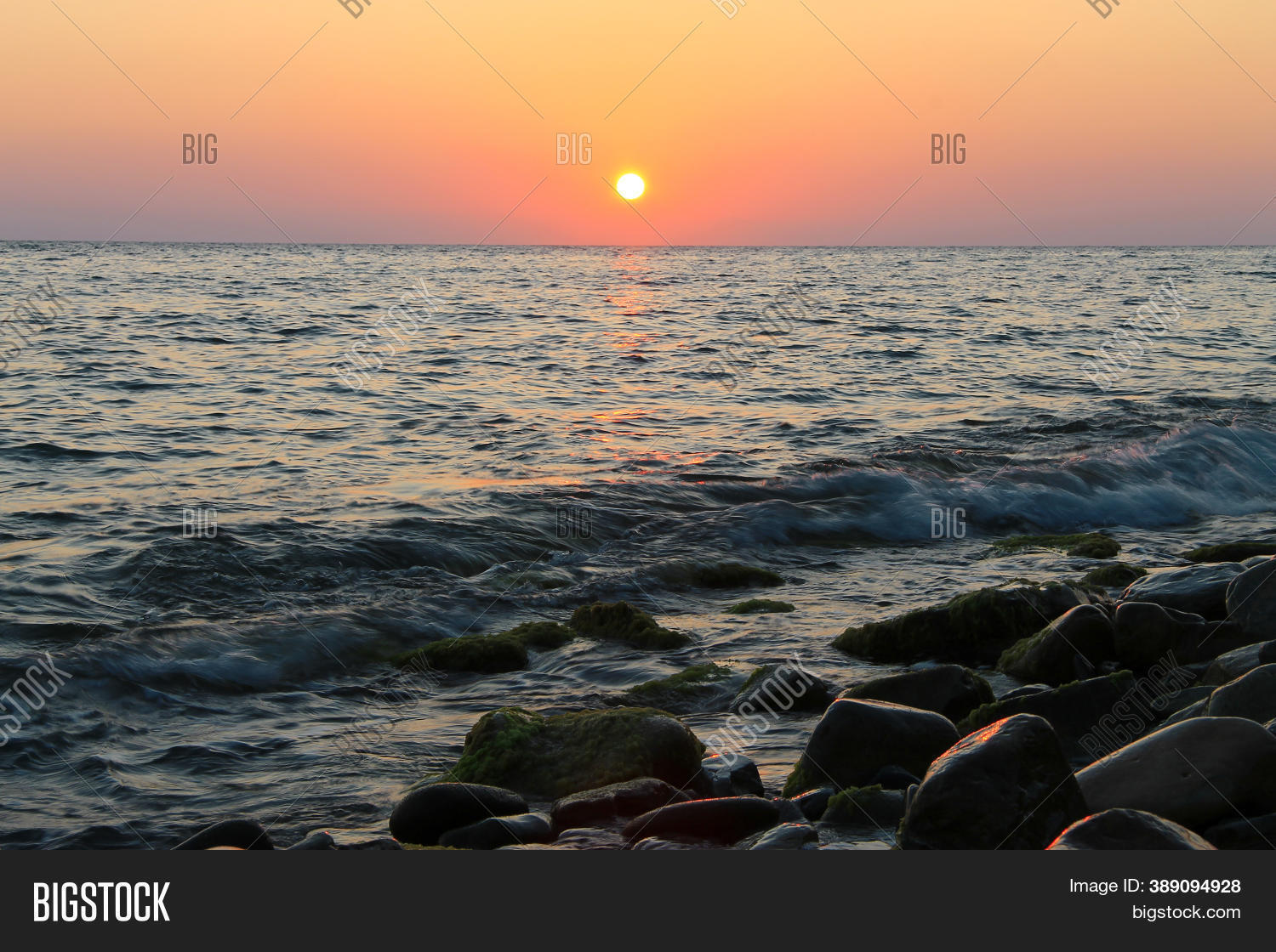 Beautiful Sunset Over Image & Photo (Free Trial) | Bigstock