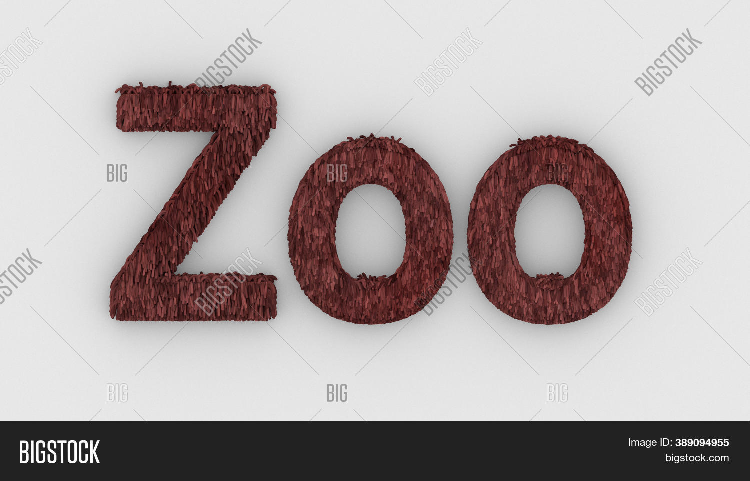 Zoo - 3d Word Red On Image & Photo (Free Trial) | Bigstock