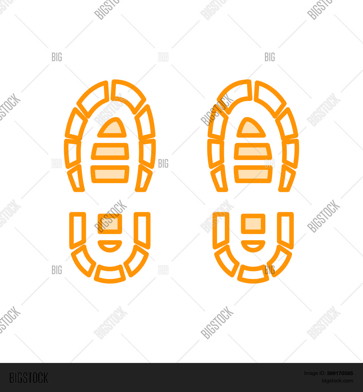 Boot Print Icon, Vector & Photo (Free Trial) | Bigstock