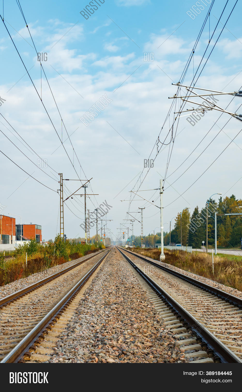 Two Lane Railroad Image & Photo (Free Trial) | Bigstock