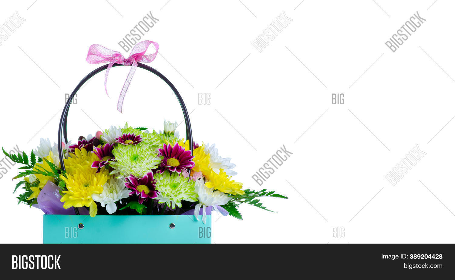 Flowers Basket Package Image & Photo (Free Trial) | Bigstock