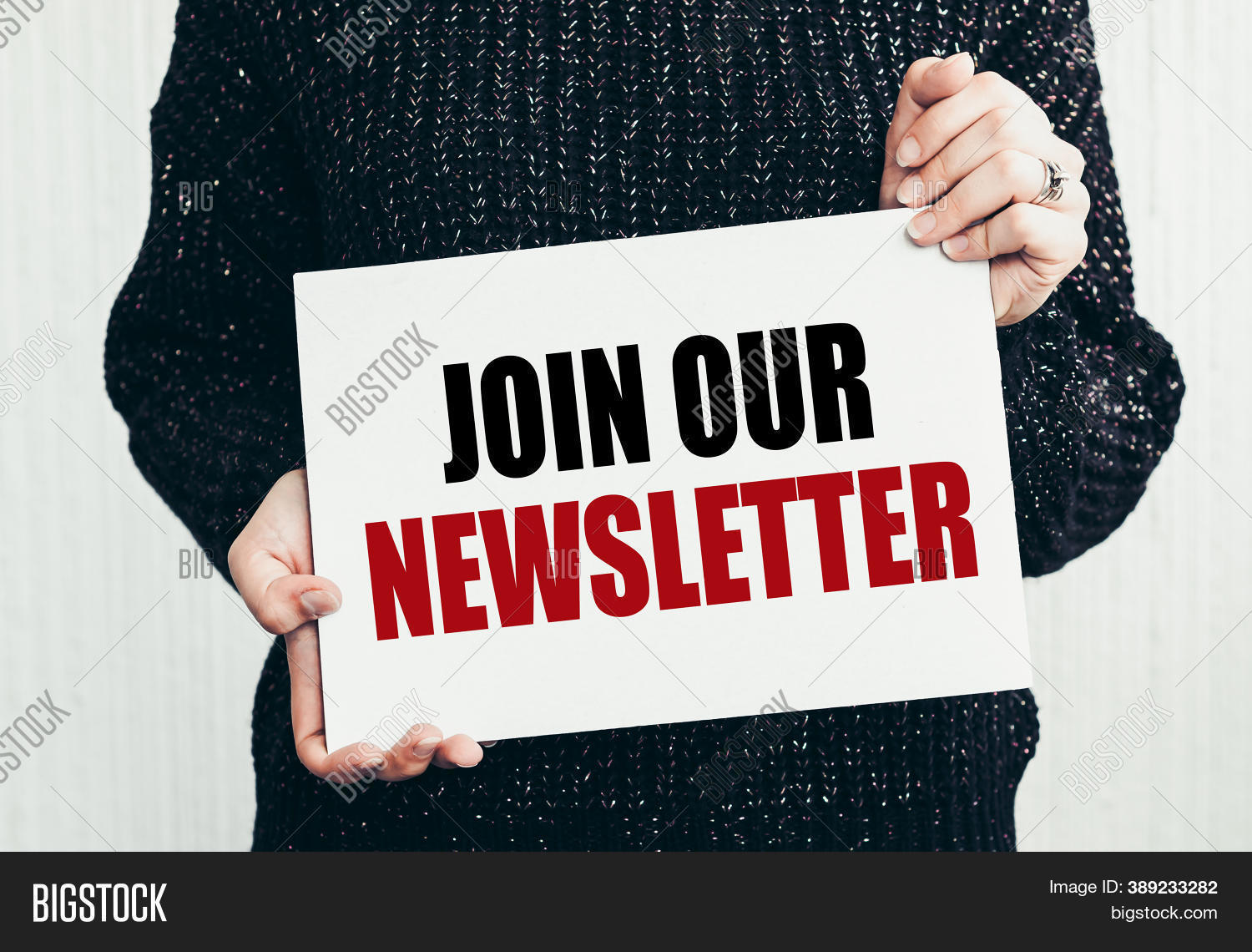 Join Our Newsletter Image & Photo (Free Trial) | Bigstock