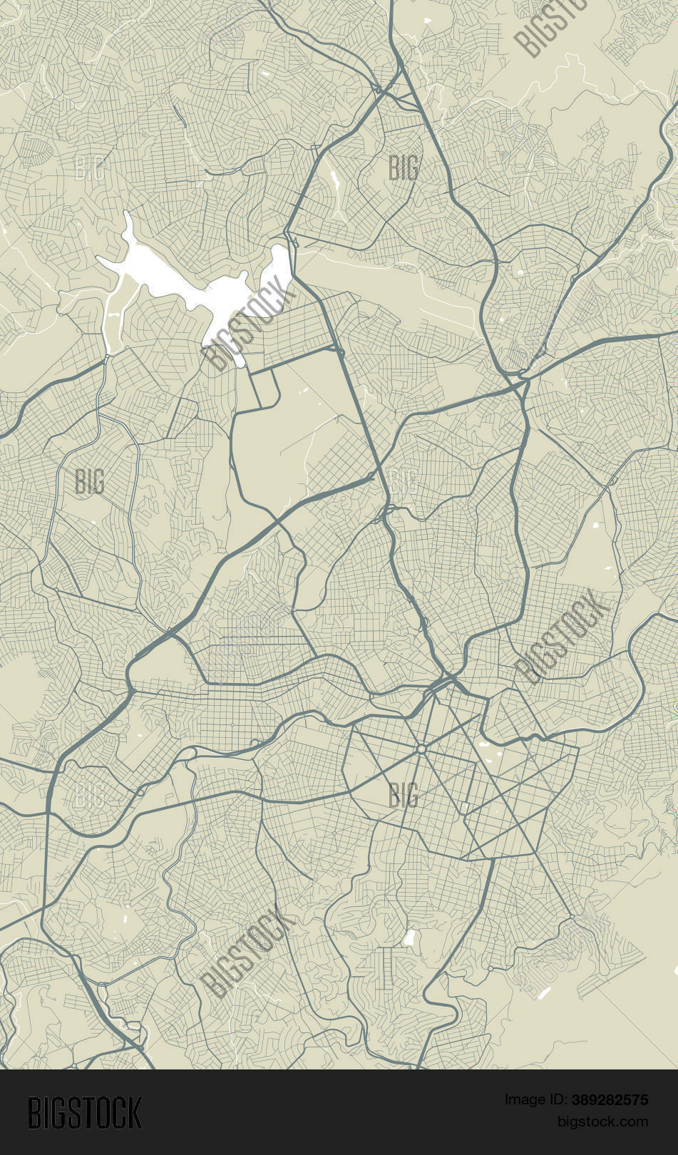 Detailed Map Belo Vector & Photo (Free Trial) | Bigstock