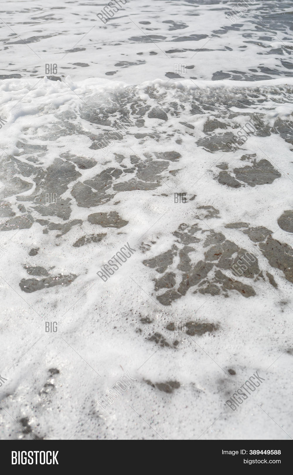 Sea Water Wave Foam On Image & Photo (Free Trial) | Bigstock