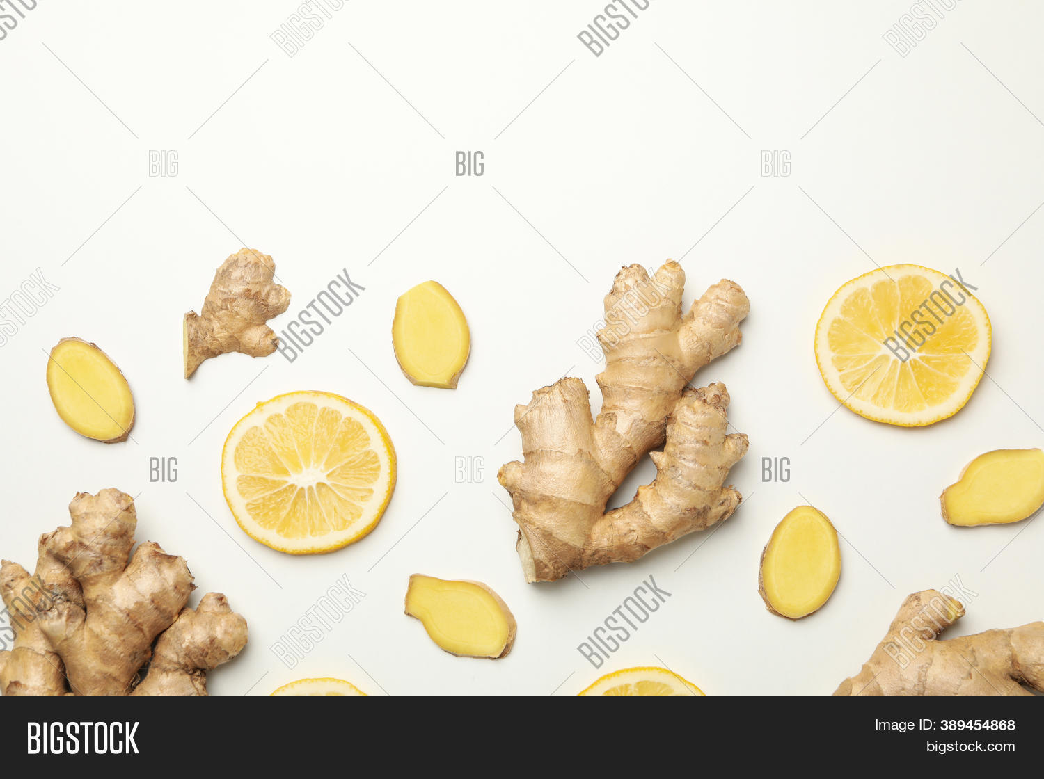 Fresh Ginger Lemon On Image & Photo (Free Trial) | Bigstock
