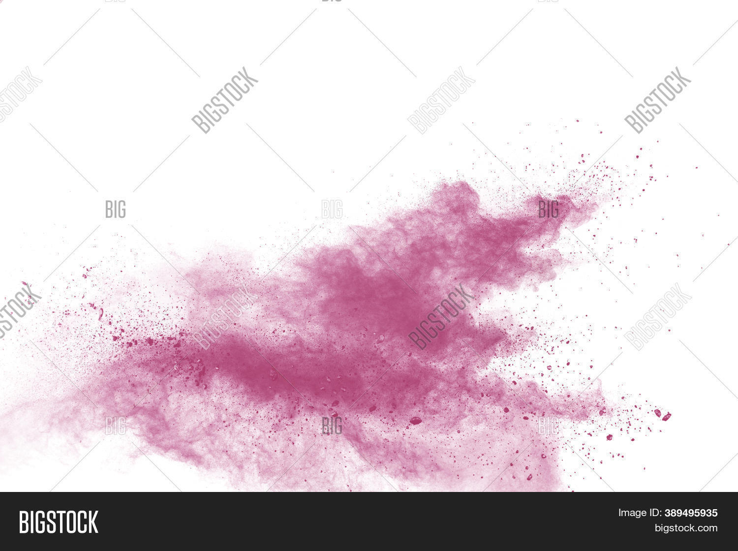 Pink Dust Splatter On Image & Photo (Free Trial) | Bigstock