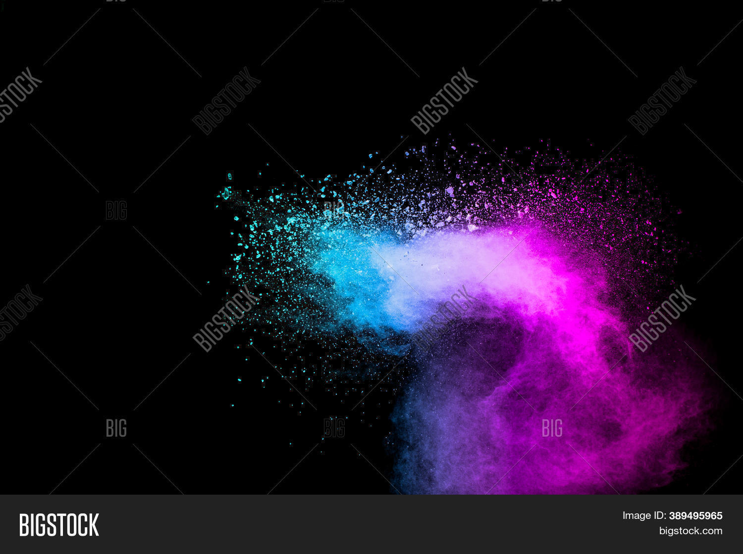 Explosion Blue Pink Image & Photo (Free Trial) | Bigstock