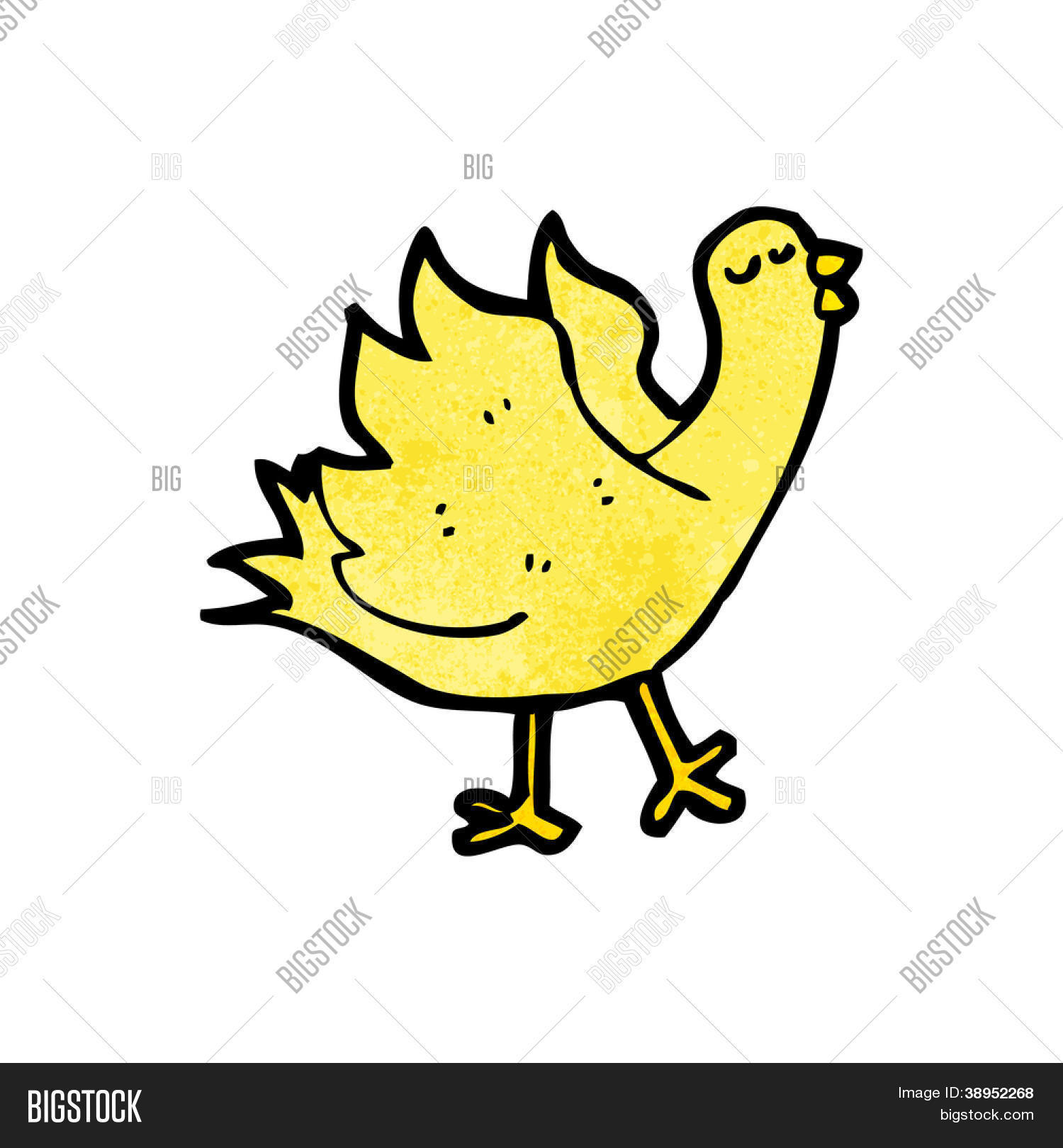 Cartoon Flapping Bird Vector & Photo (Free Trial) | Bigstock