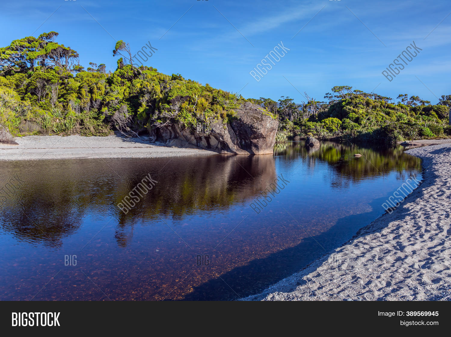 Puddles Ocean Water On Image & Photo (Free Trial) | Bigstock