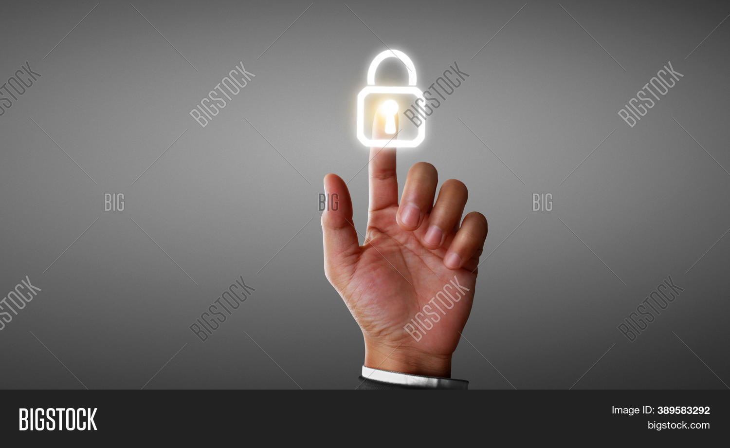 Hands Touching Button Image & Photo (Free Trial) | Bigstock