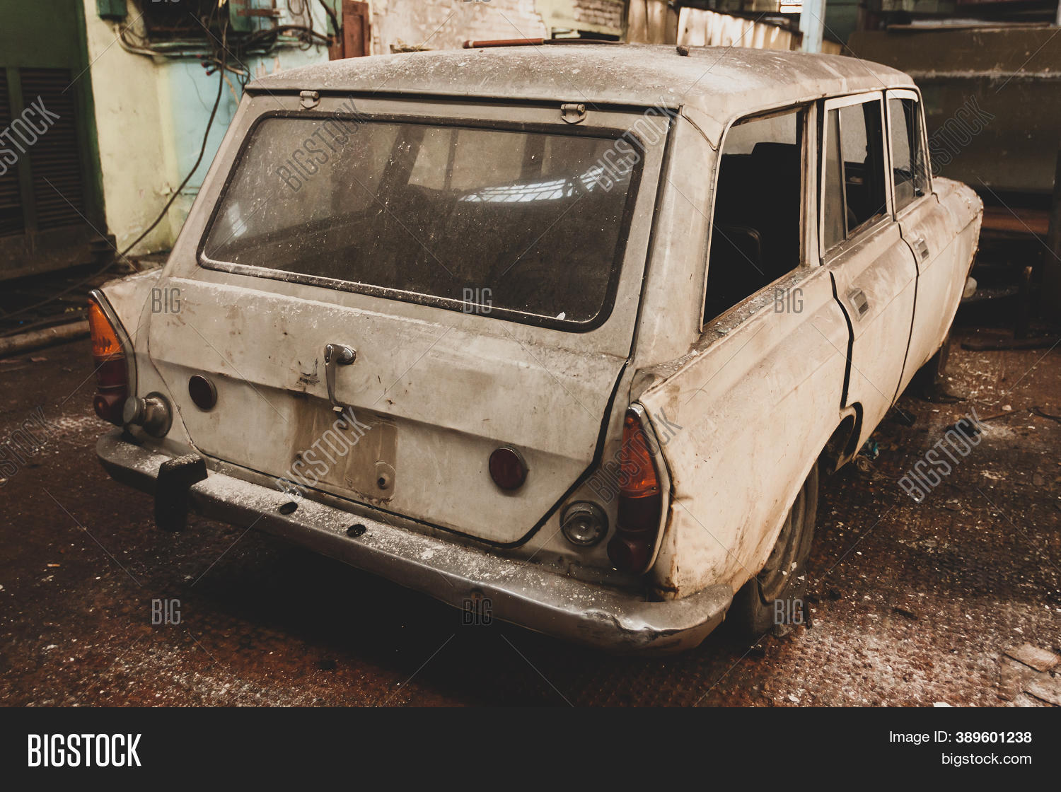 Old Rusty Soviet Car Image & Photo (Free Trial) | Bigstock