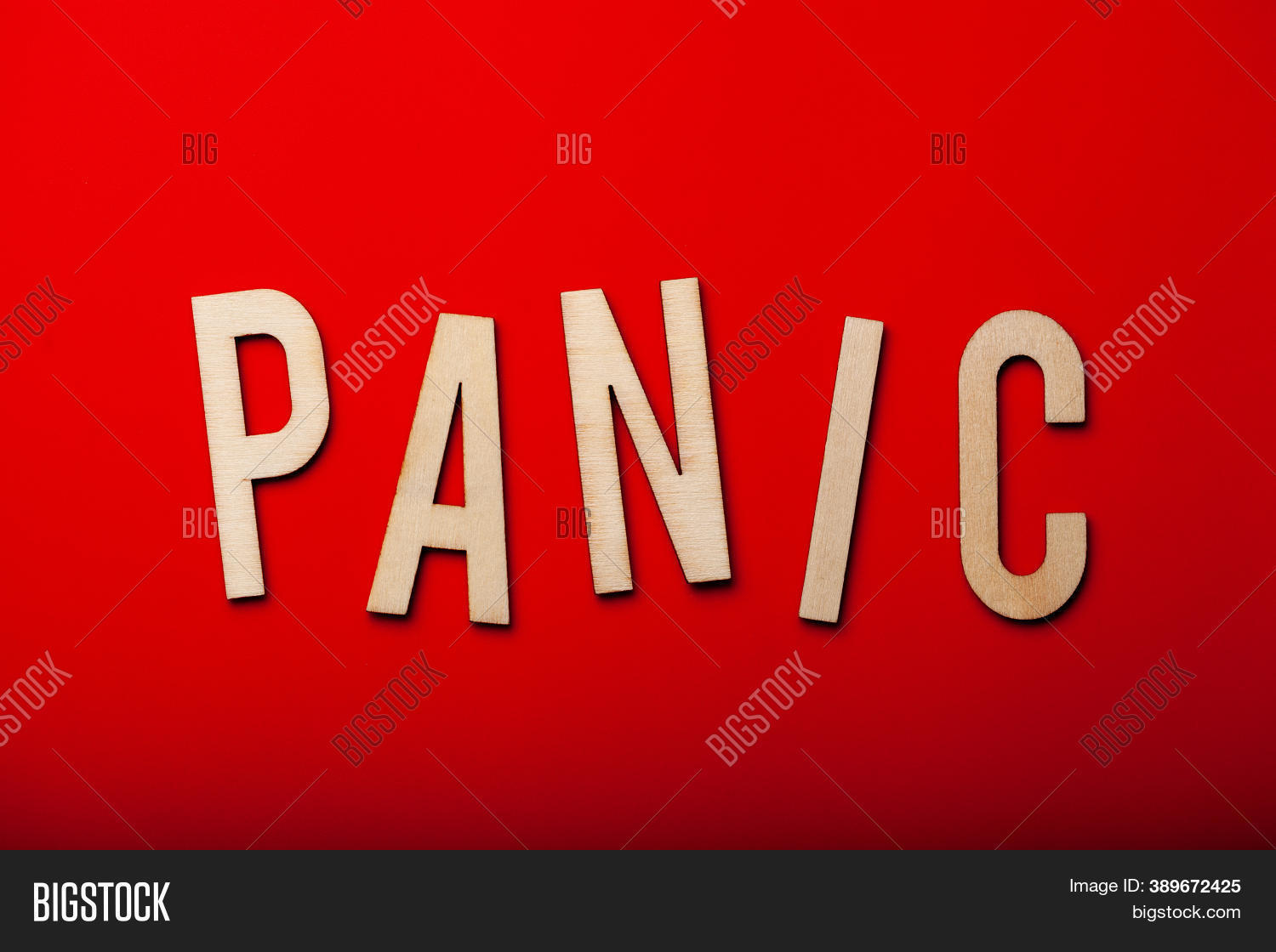 Panic Word Text Wooden Image & Photo (Free Trial) | Bigstock