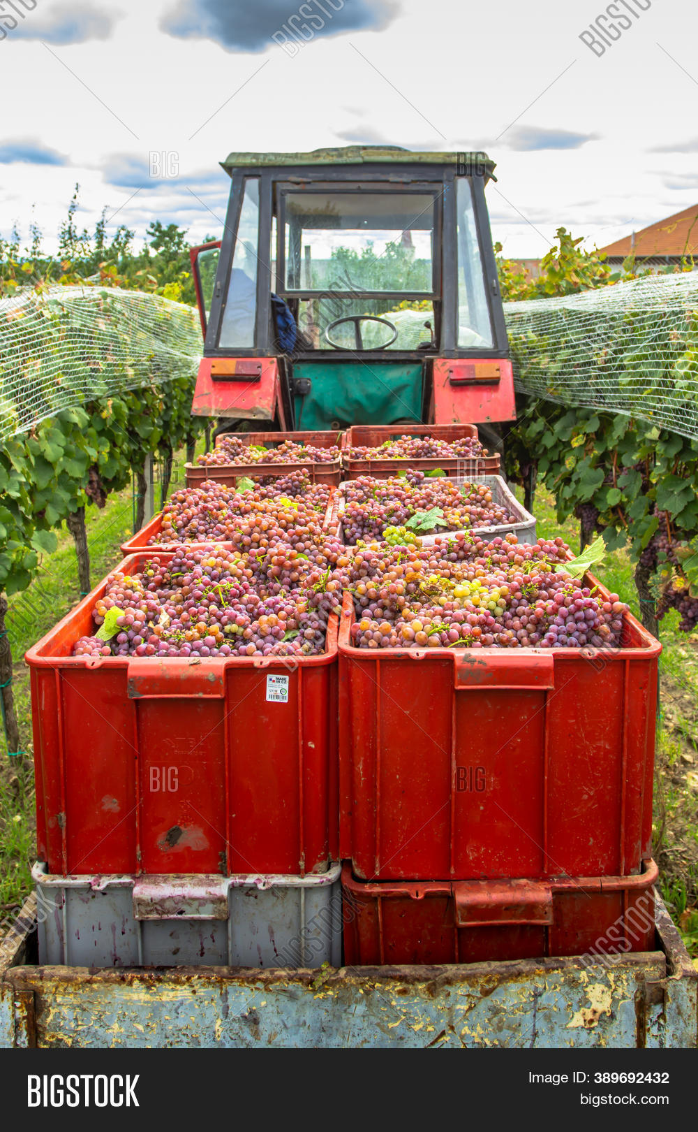 Old Tractor Trailer Image & Photo (Free Trial) | Bigstock