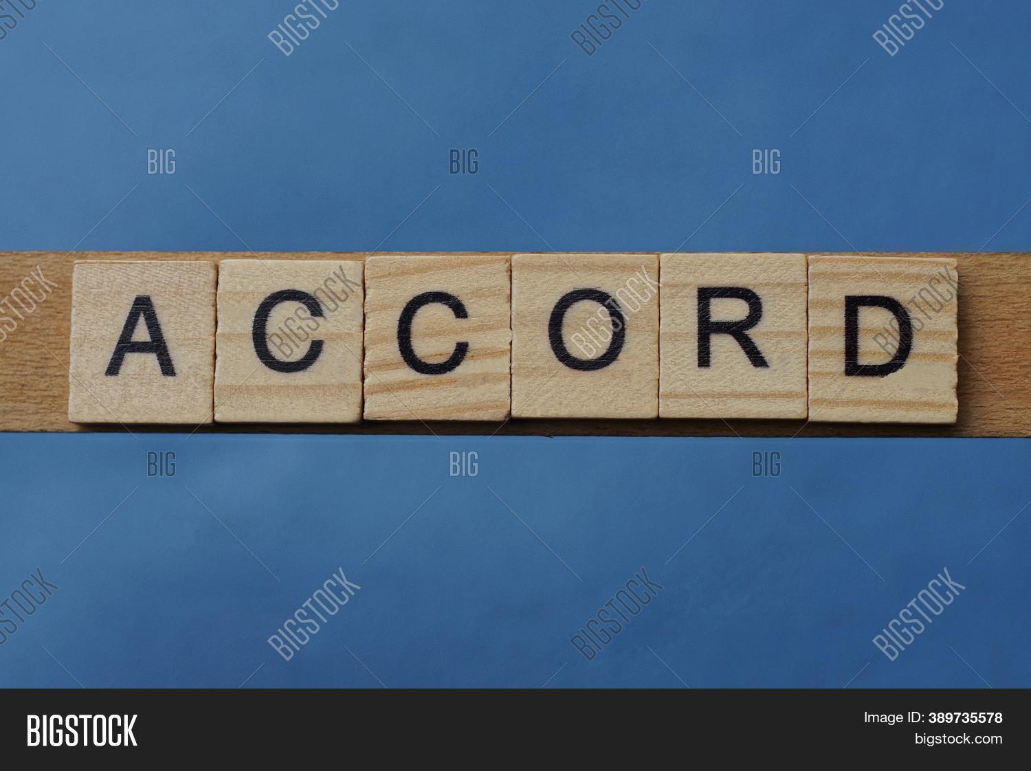 Gray Word Accord Small Image & Photo (Free Trial) | Bigstock