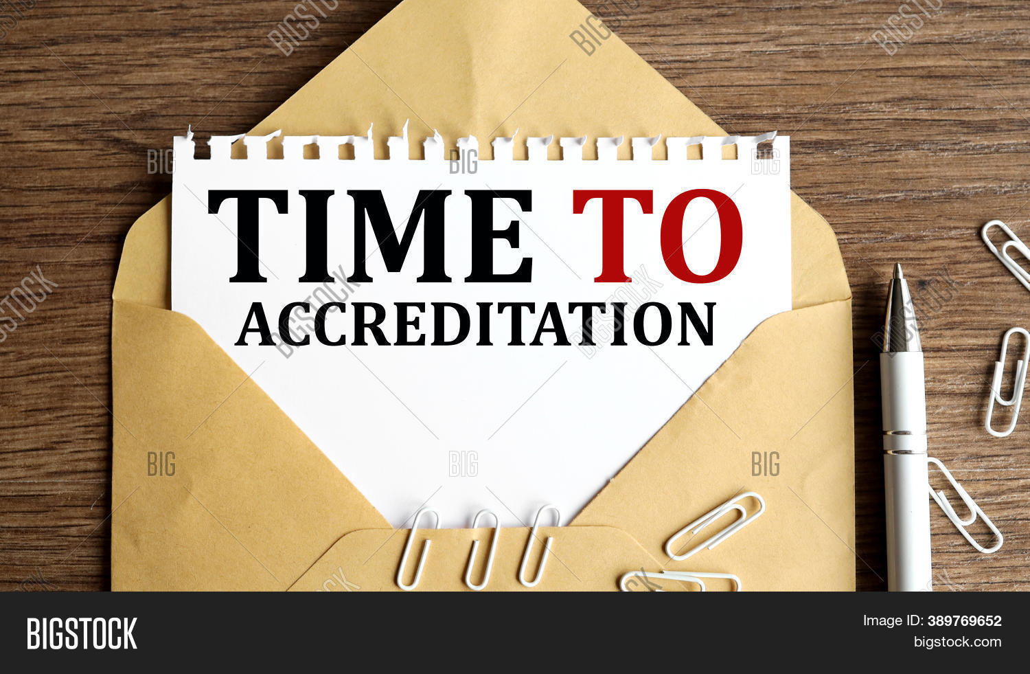 Time Accreditation, Image & Photo (Free Trial) | Bigstock
