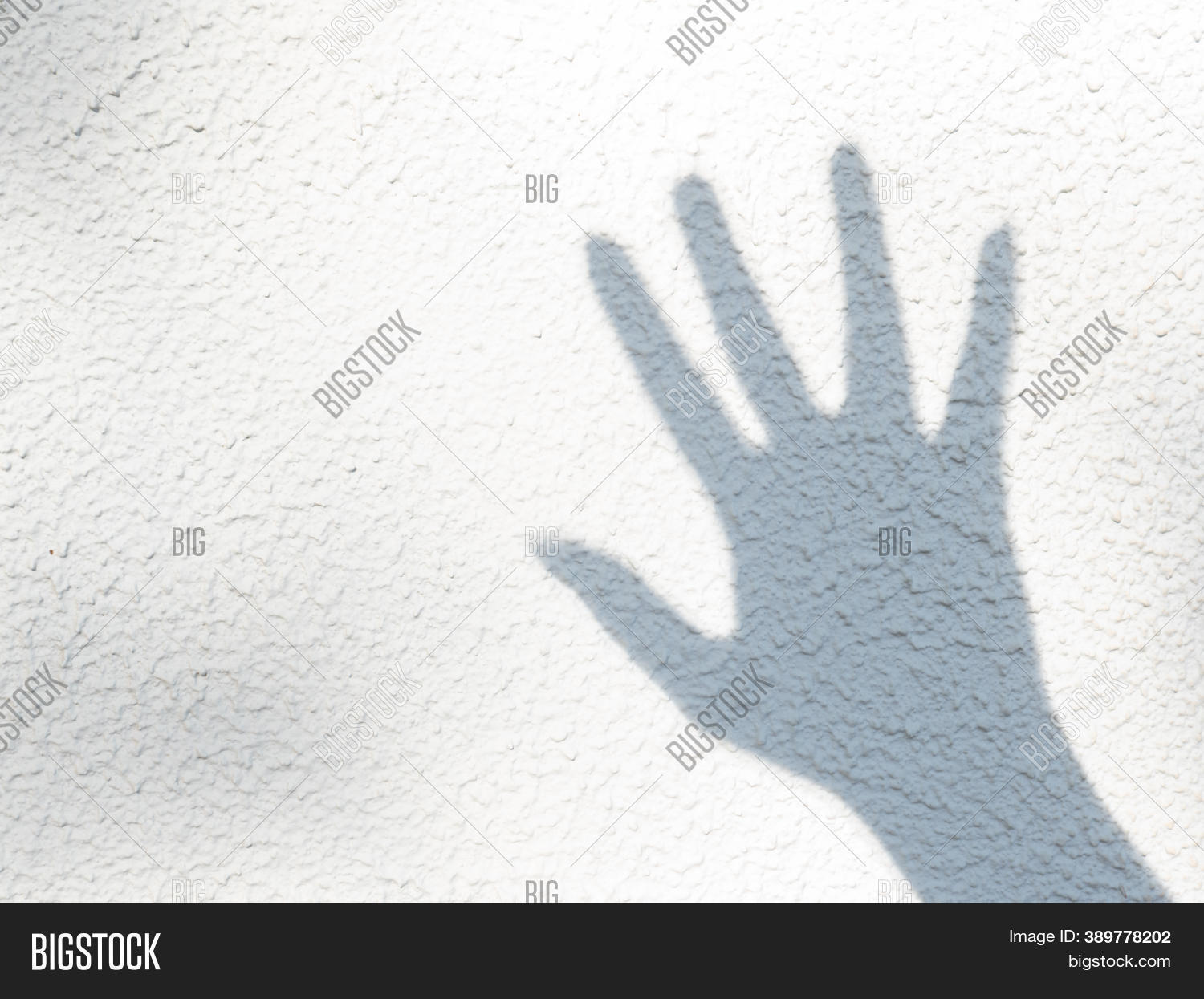Hand Shadow On White Image & Photo (Free Trial) | Bigstock