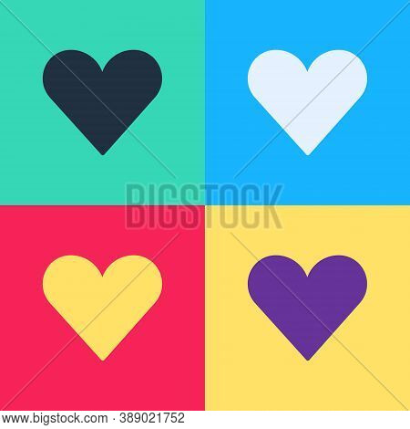 Pop Art Heart Icon Vector & Photo (Free Trial) | Bigstock