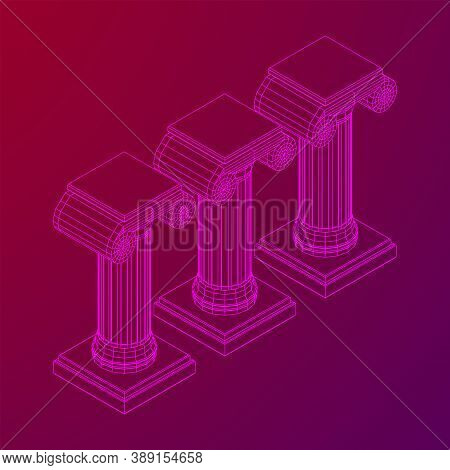 Greek Ionic Column. Vector & Photo (Free Trial) | Bigstock