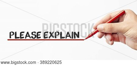 Hand Writing Please Image & Photo (Free Trial) | Bigstock