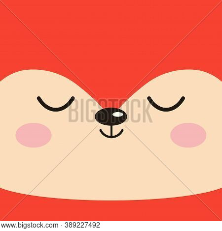 Cute Sleeping Fox Vector & Photo (Free Trial) | Bigstock