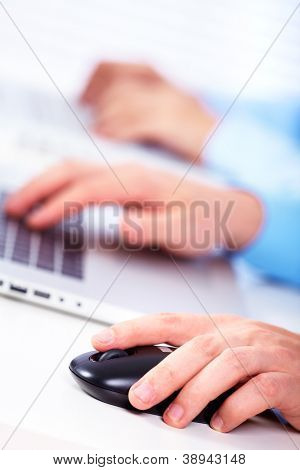 Hand Computer Mouse. Image & Photo (Free Trial) | Bigstock