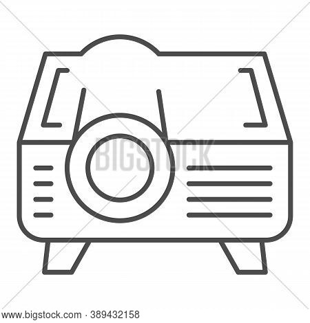 Projector Thin Line Vector & Photo (Free Trial) | Bigstock