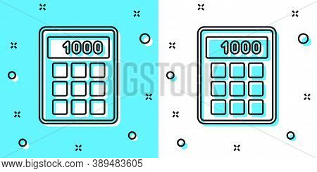 Black Line Calculator Vector & Photo (Free Trial) | Bigstock