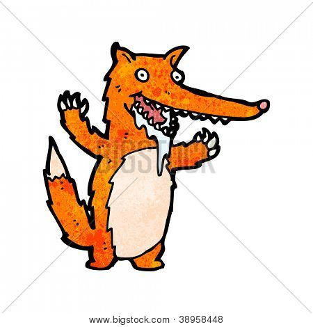 Cartoon Hungry Fox Vector & Photo (Free Trial) | Bigstock