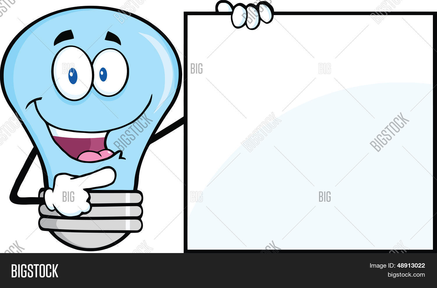 Blue Light Bulb Image & Photo (Free Trial) | Bigstock