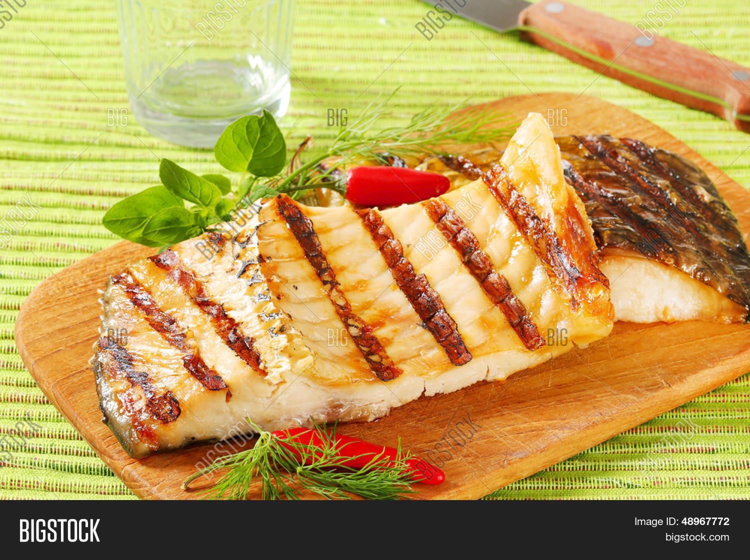 Grilled Carp Fillets Image & Photo (Free Trial) | Bigstock