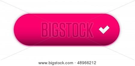 Pink Accept Button Vector & Photo (Free Trial) | Bigstock