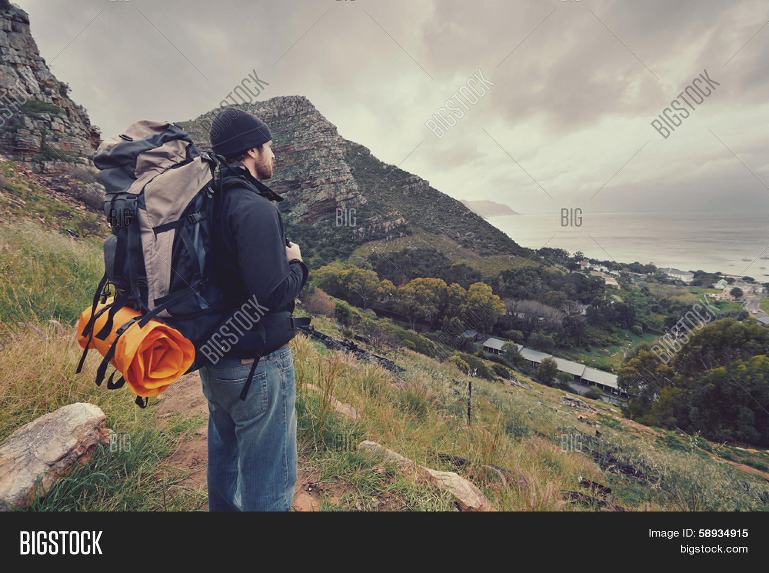 Adventure Man Hiking Image & Photo (Free Trial) | Bigstock