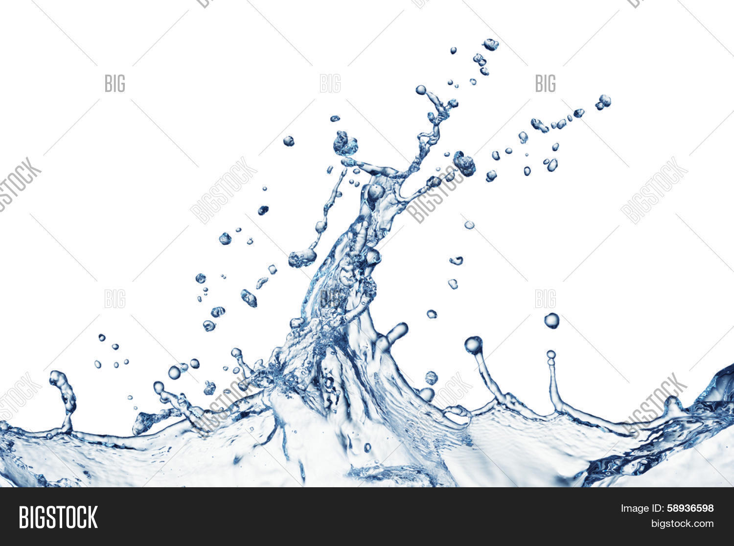 Blue Water Splash Image & Photo (Free Trial) | Bigstock