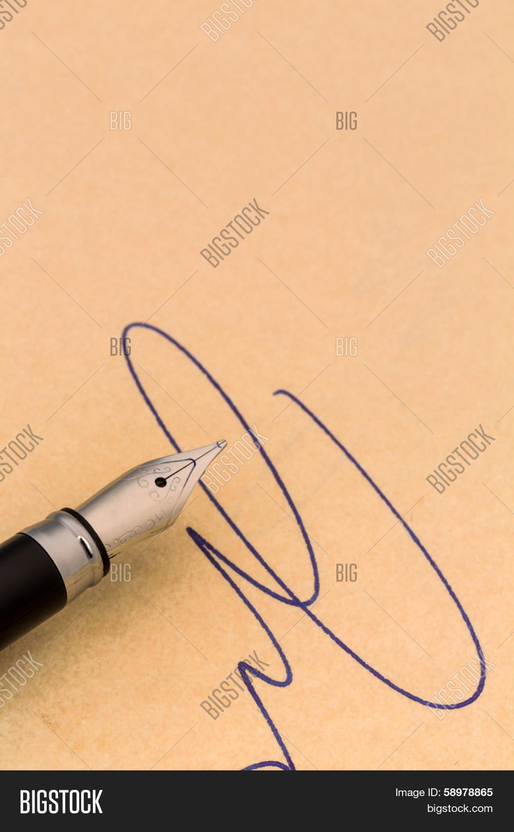 Signature Fountain Pen Image & Photo (Free Trial) | Bigstock