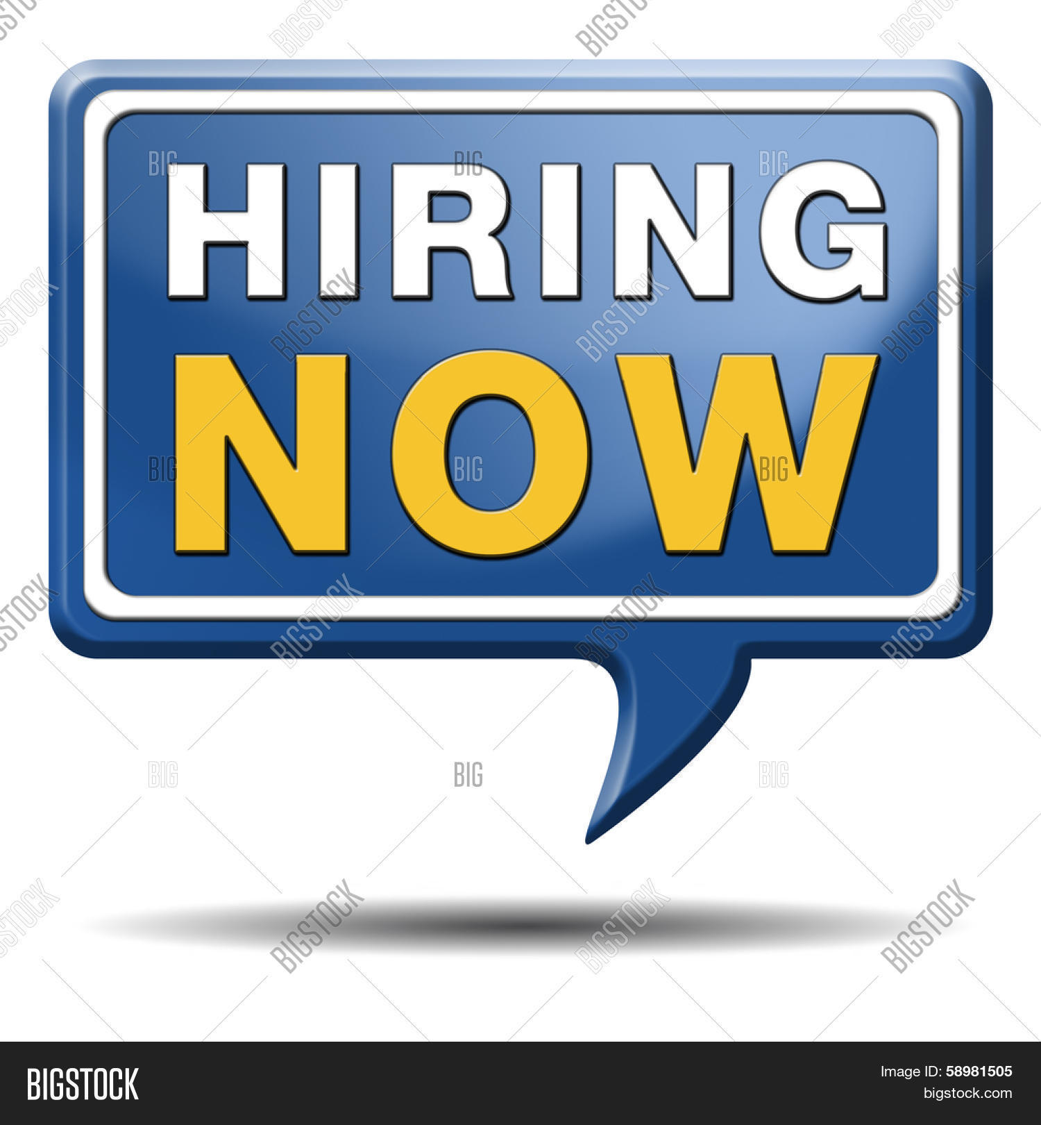 Hiring Now Job Opening Image & Photo (Free Trial) | Bigstock