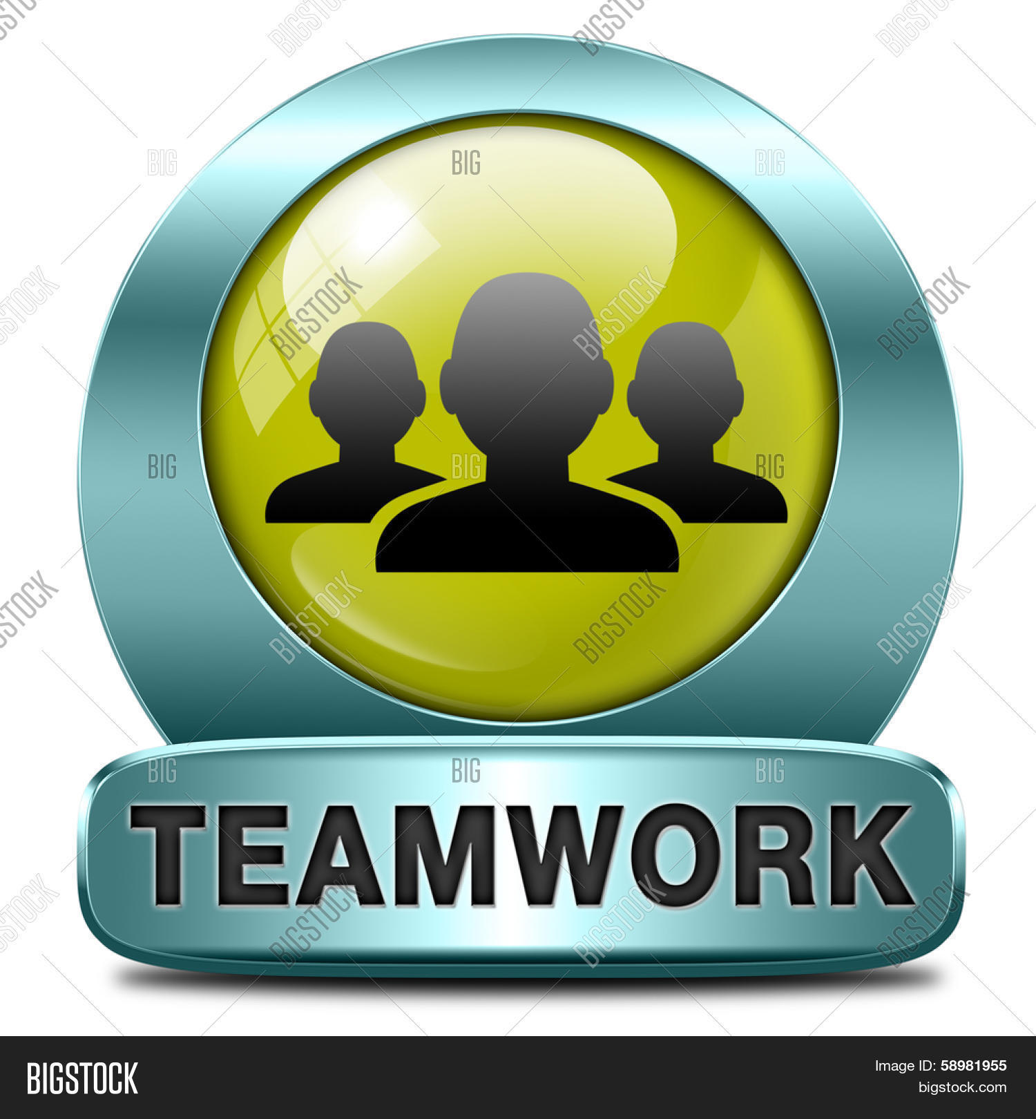 Teamwork Concept Icon Image & Photo (Free Trial) | Bigstock