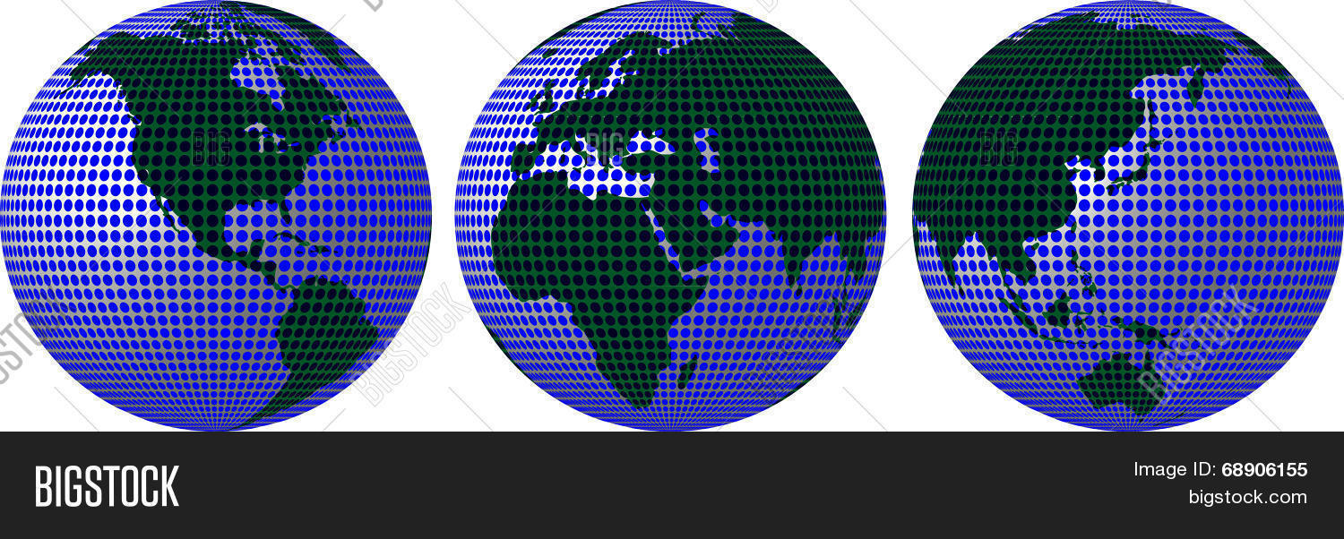 Planet Earth Circles Vector & Photo (Free Trial) | Bigstock