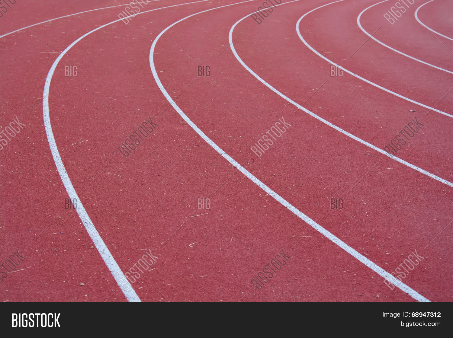 Curve On Running Track Image & Photo (Free Trial) | Bigstock