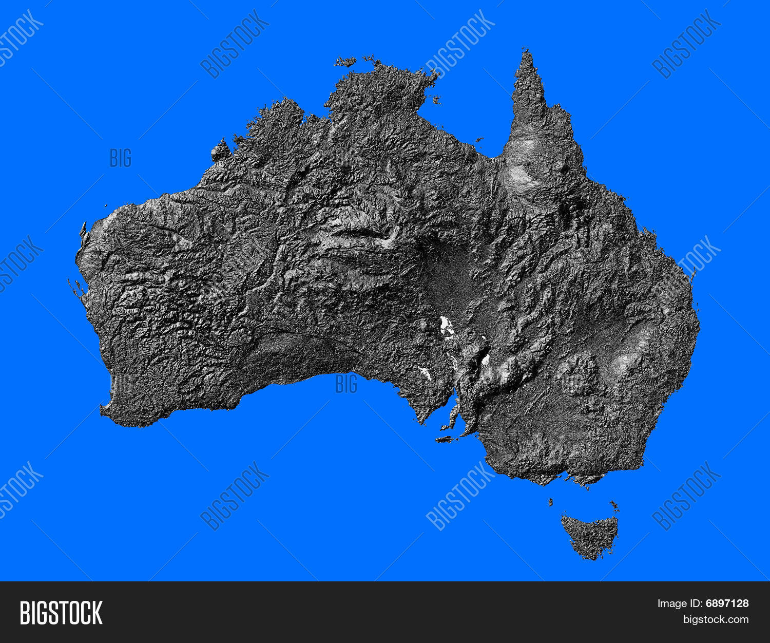 Australia Topography Image & Photo (Free Trial) | Bigstock